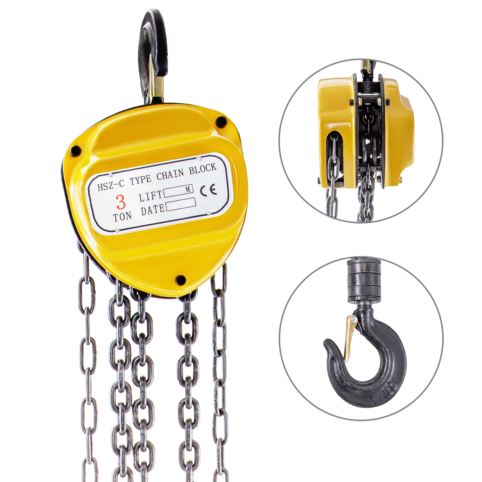 Chain block, WLL 3 t, Length 6 m, Гар таль, даац 3 тн, урт 6 м,