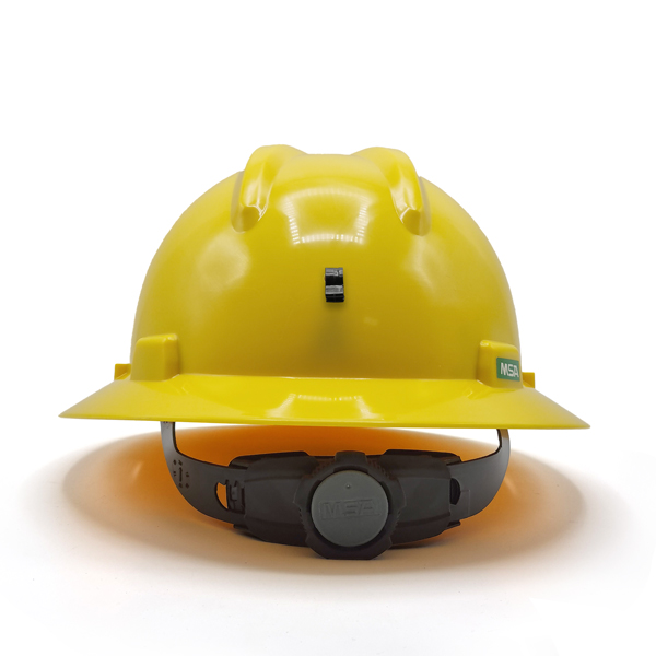 MSA Yellow Mining Helmet with Light Mount, Уурхайн гэрэл тогтоогчтой ...