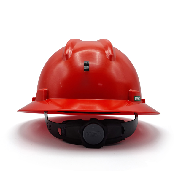 MSA Red Mining Helmet with Light Mount, Уурхайн гэрэл тогтоогчтой улаан ...