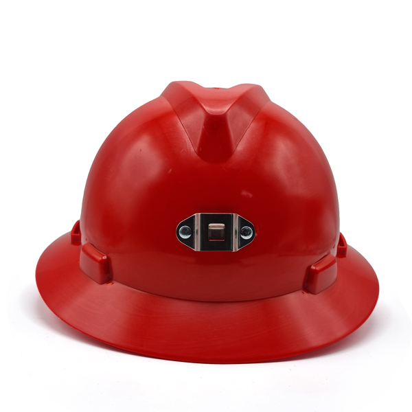 MSA Red Mining Helmet with Light Mount, Уурхайн гэрэл тогтоогчтой улаан ...