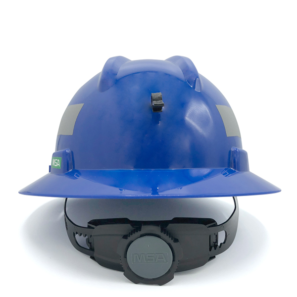 MSA Blue Mining Helmet With Reflect & Light Mount, Цацруулагчтай ...