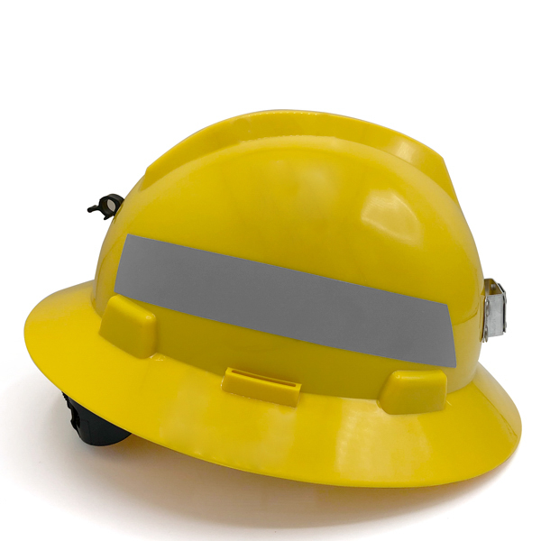 MSA Yellow Mining Helmet With Reflect &Light Mount, Цацруулагчтай ...