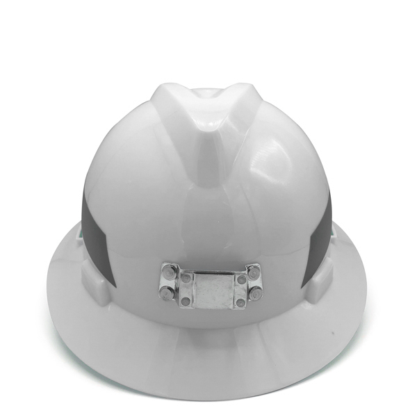 MSA White Mining Helmet With Reflect & Light Mount, Цацруулагчтай ...